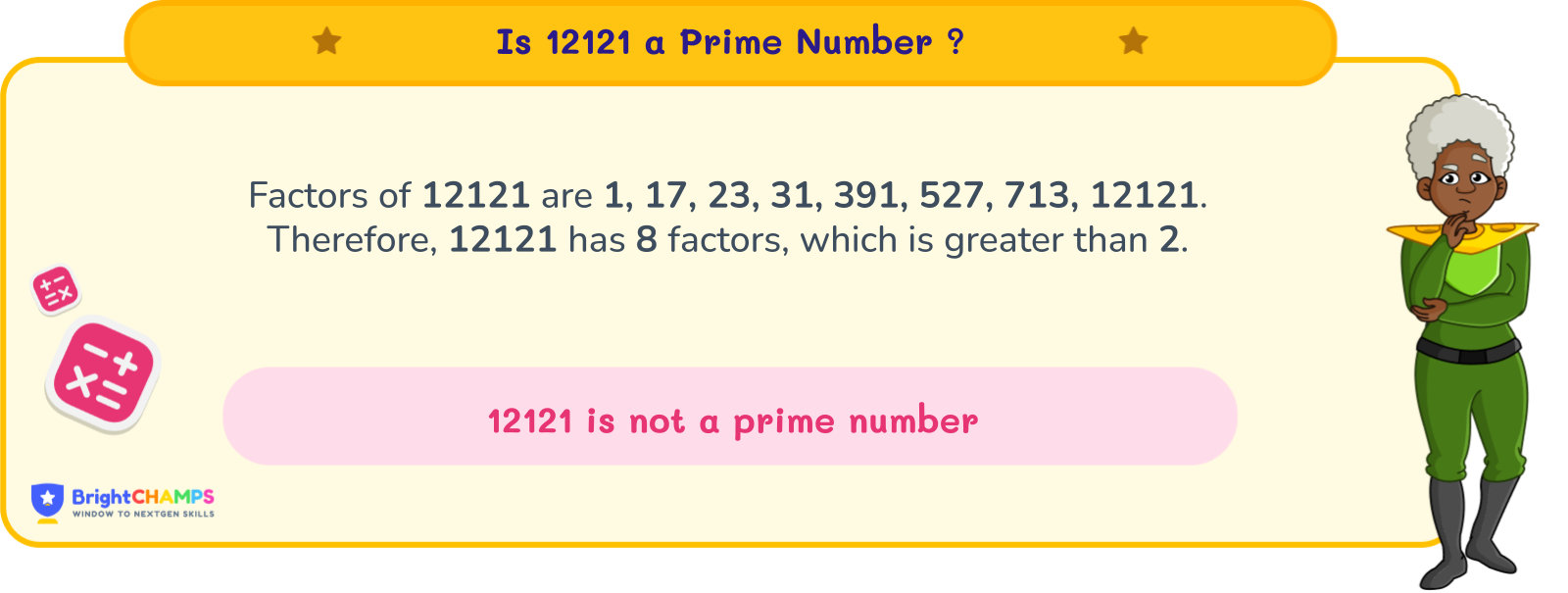 Is 12121 a Prime Number or a Composite Number?
