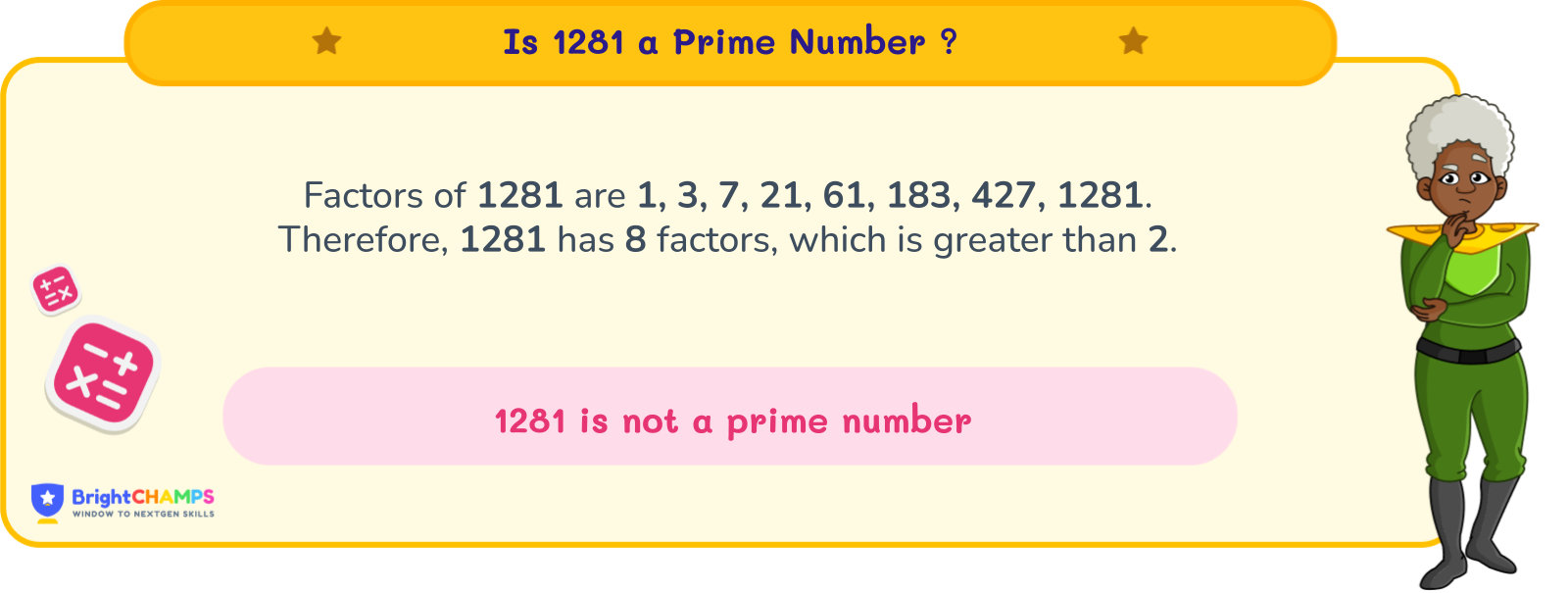 Is 1281 a Prime Number or a Composite Number?