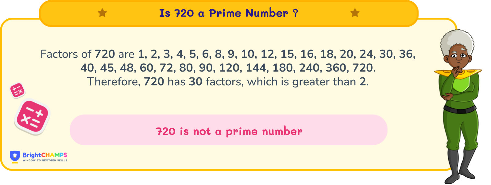 Is 720 a Prime Number or a Composite Number?