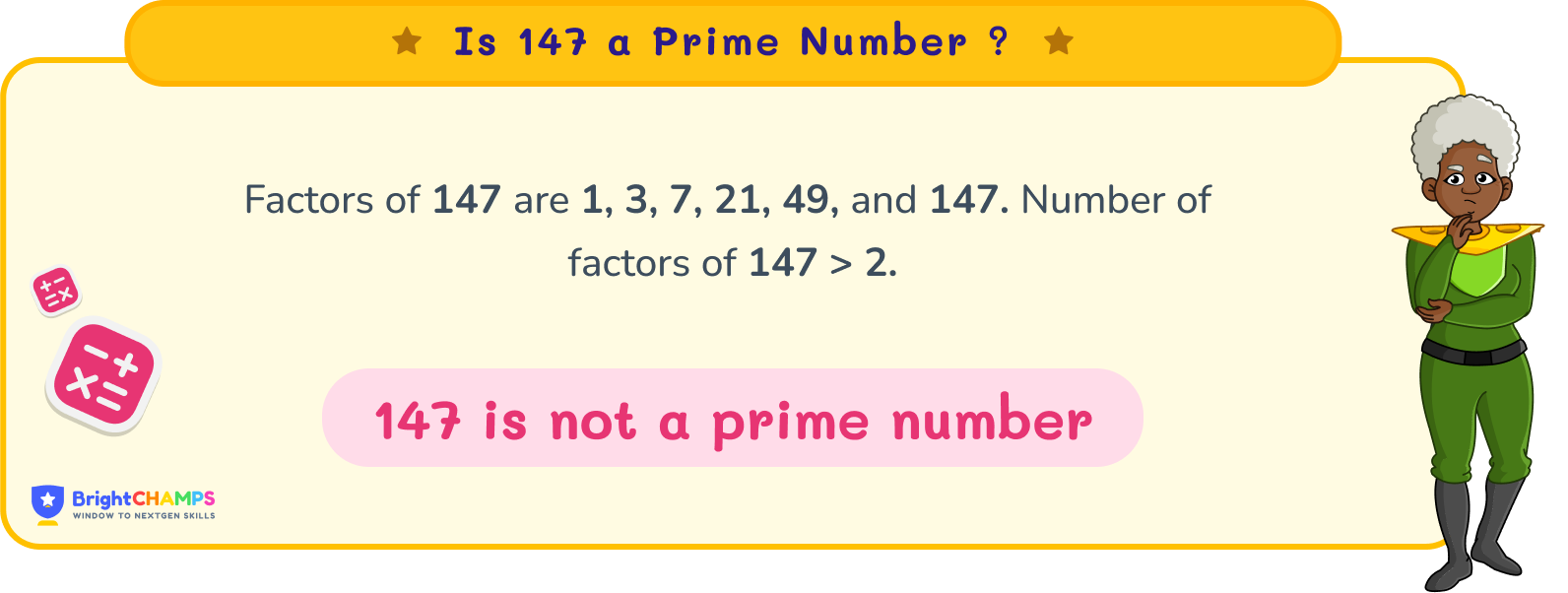 Is 147 A Prime Number Or A Composite Number?