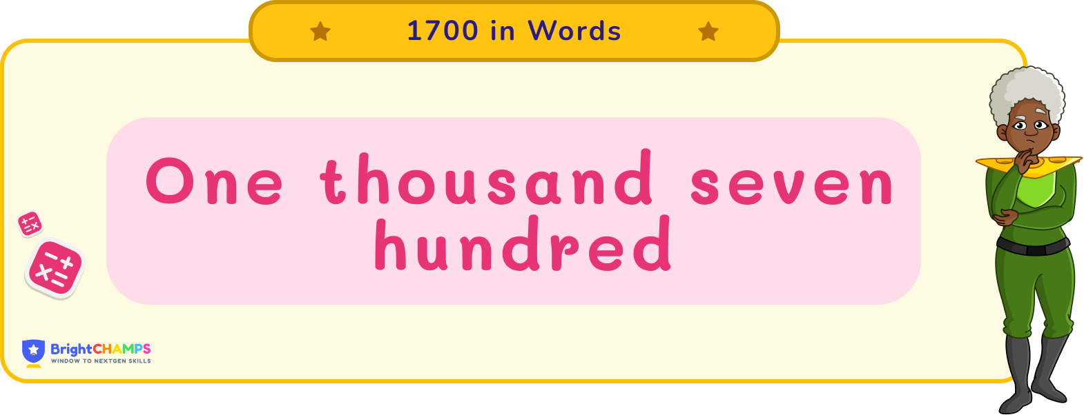 How to Write 1700 in Words | 1700 Spelling