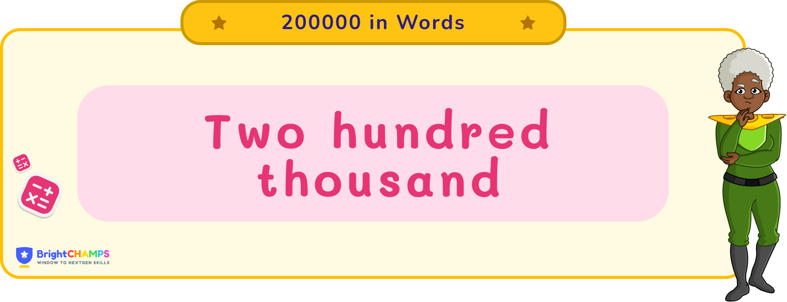 How to Write 200000 in Words | 200000 Spelling