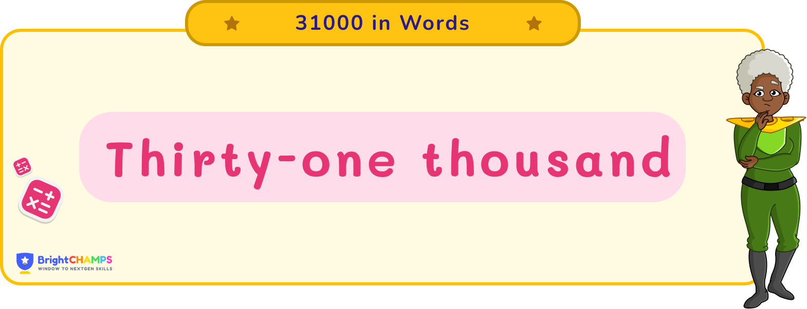How to Write 31000 in Words | 31000 Spelling
