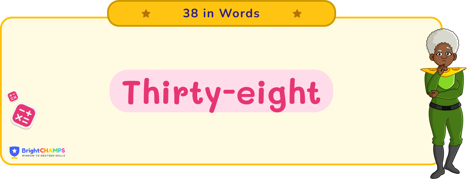 How to Write 38 in Words | 38 Spelling