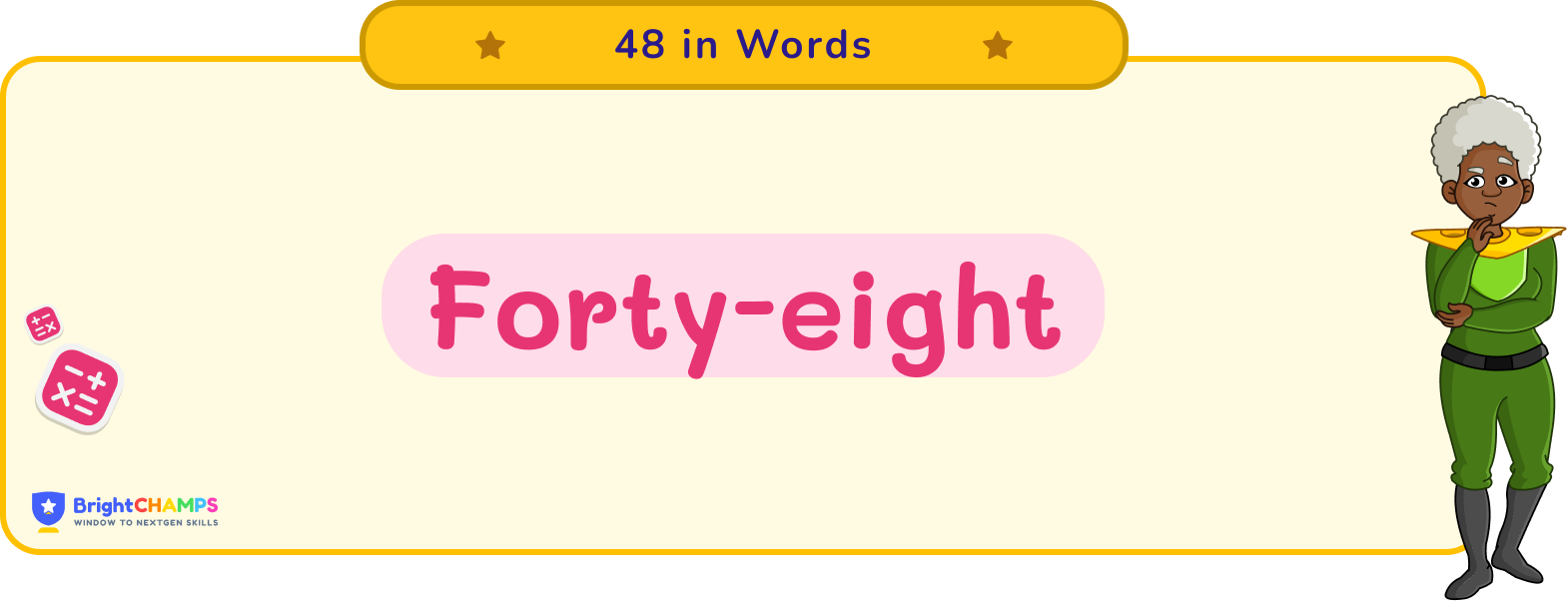 How to Write 48 in Words | 48 Spelling