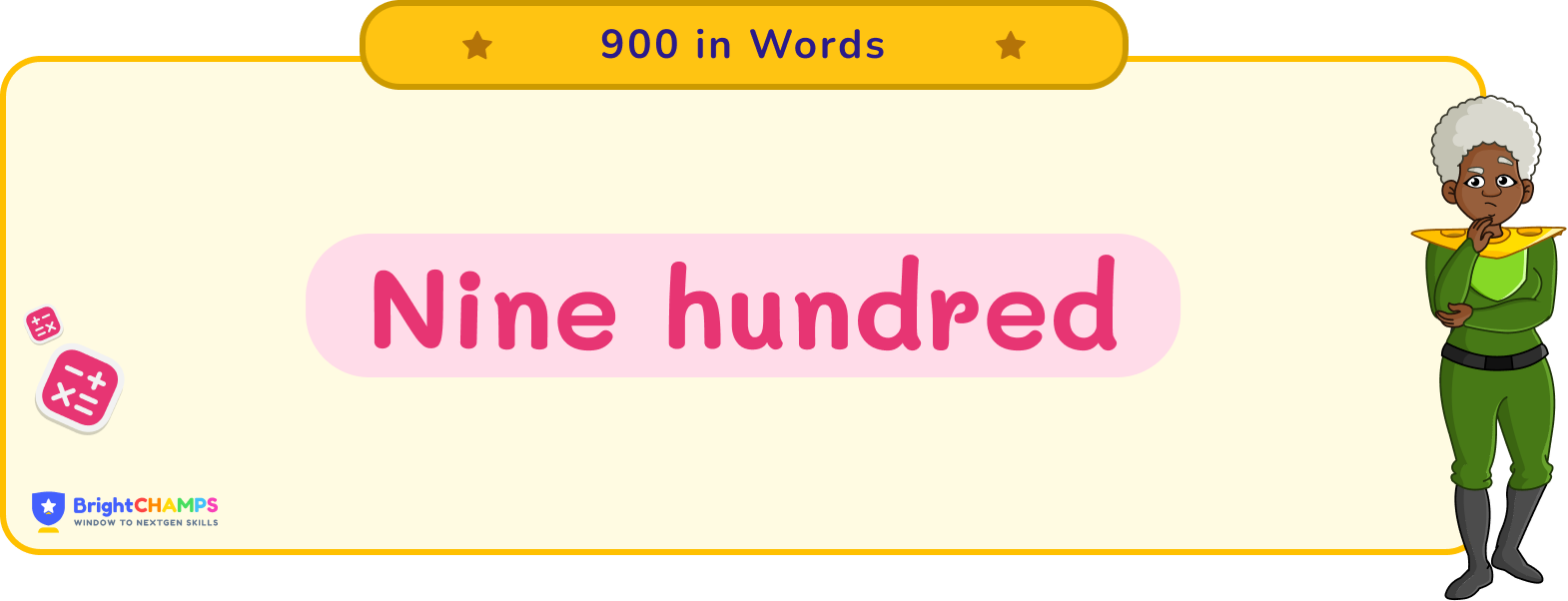 How to Write 900 in Words | 900 Spelling
