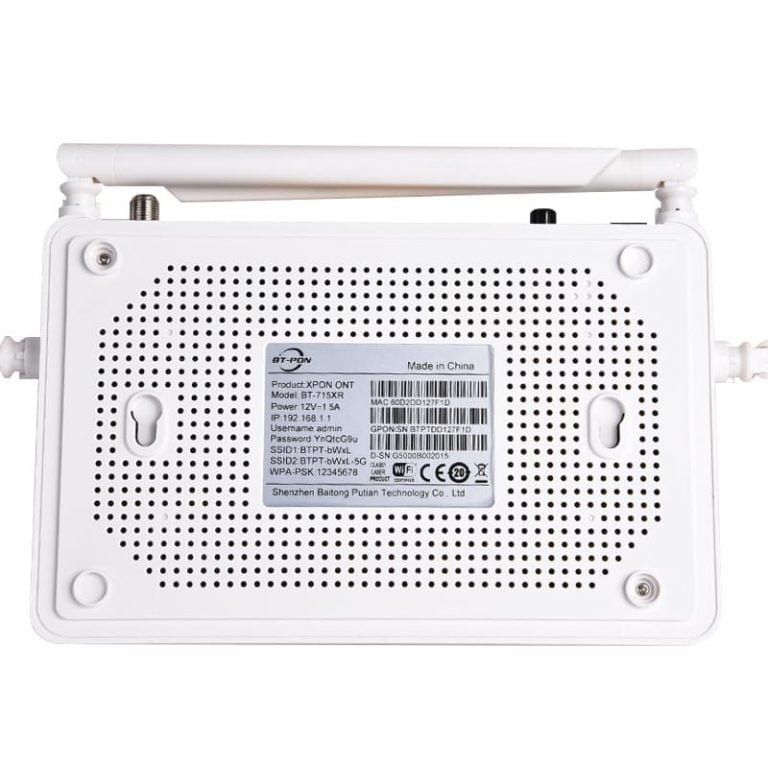 2GE 2FE 2VoIP 2.4Ghz&5Ghz Triple Play ONT BT-715XR Fiber Optic Modem ...