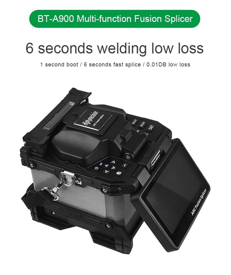 Automatic 6 Motors Fusion Splicer BT-A900 Fttx 16 Seconds Heating | BT-PON