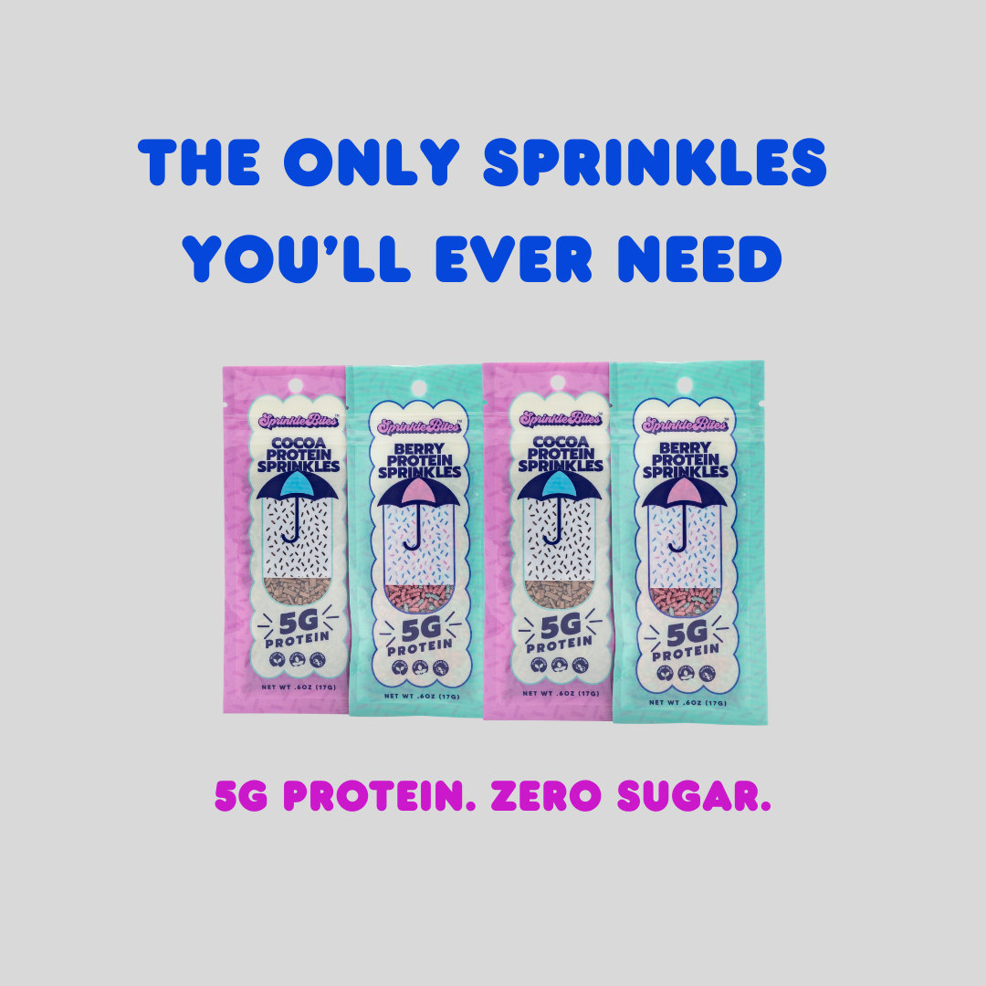 SprinkleBites Berry Protein Sprinkles (4-Pack) | Sugar-Free