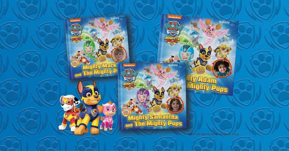 PAW Patrol: the Mighty Pups! - BubblyDoo | Personalized Children's ...