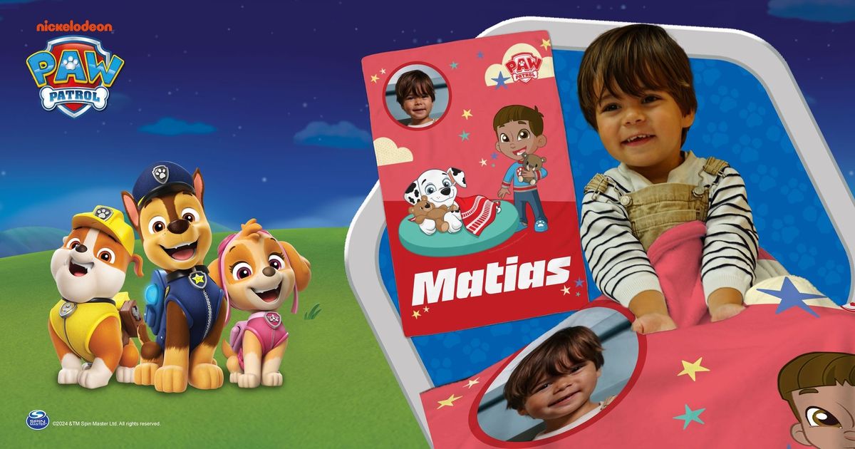 PAW Patrol: Sterrendeken - Maken - BubblyDoo | Gepersonaliseerde ...