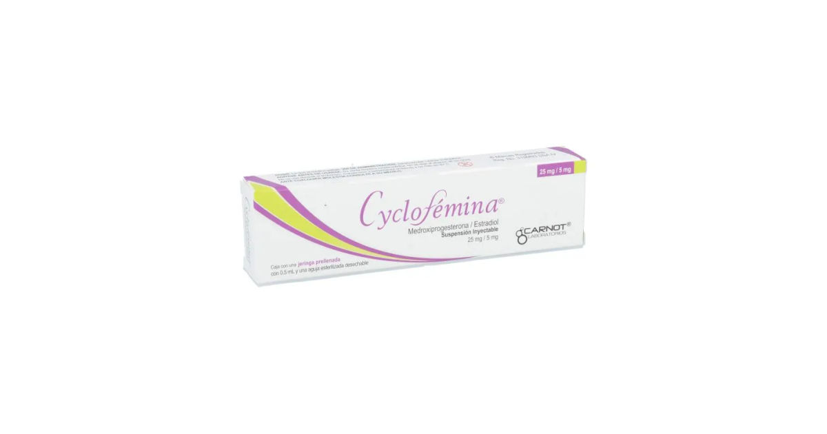 Cyclofémina 5mg/25mg Inyectable Carnot | BuscaMed
