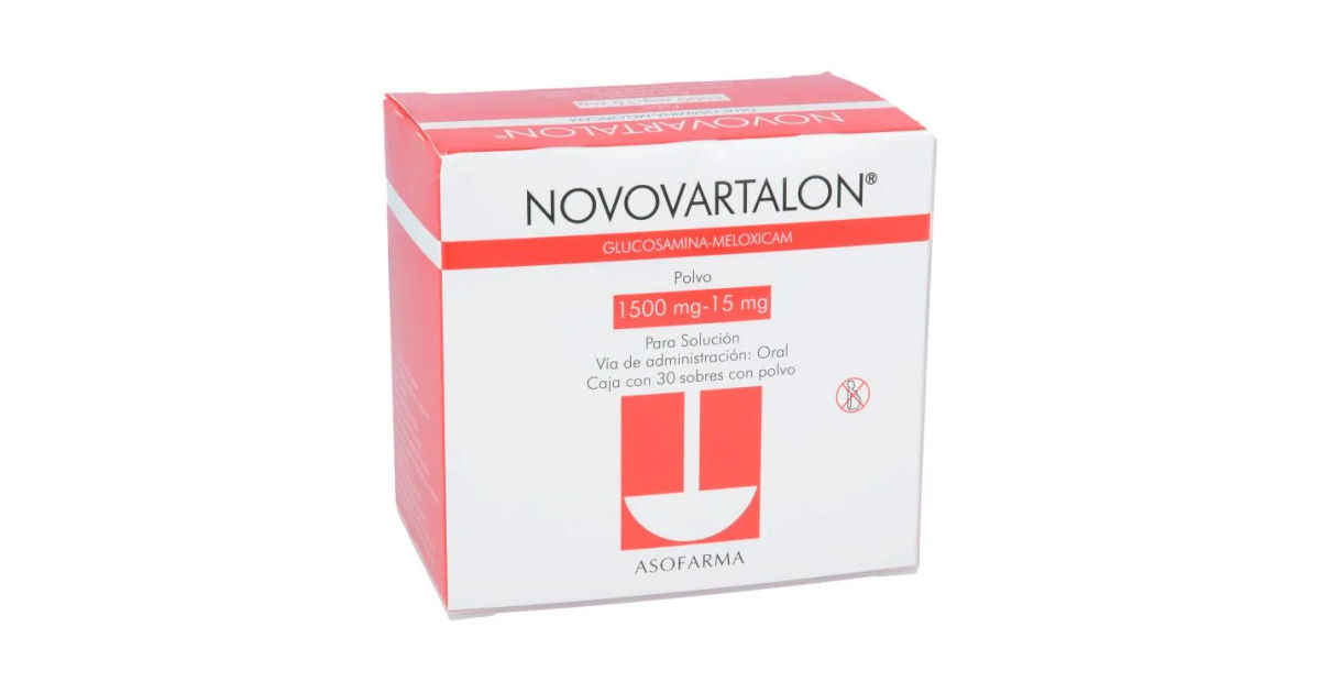 Novovartalon Sulfato de Glucosamina, Meloxicam (Asofarma) Polvo 1.5 g ...