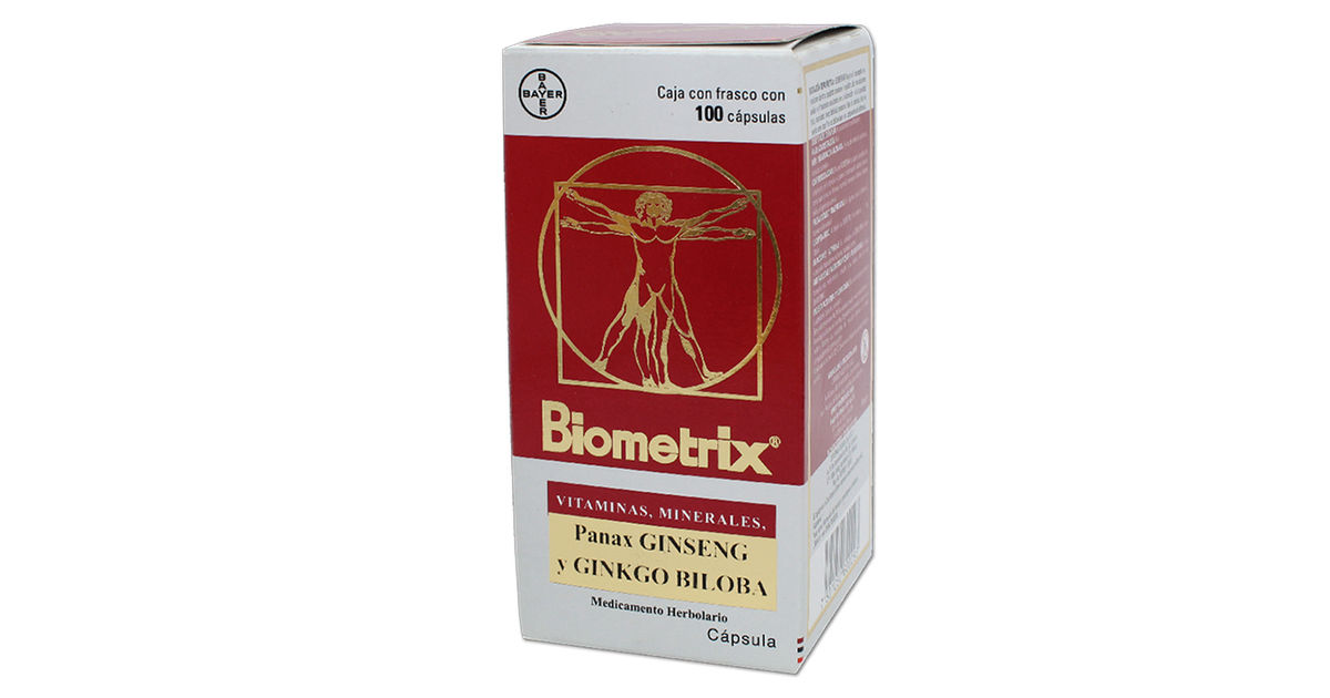 Biometrix Cápsulas 100u Schering | BuscaMed