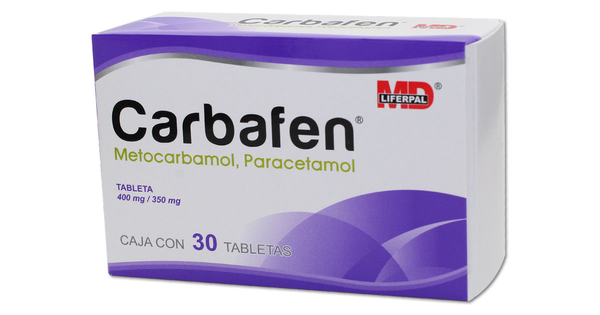 Carbafen Metocarbamol, Paracetamol (Acetaminofén) (Liferpal MD ...