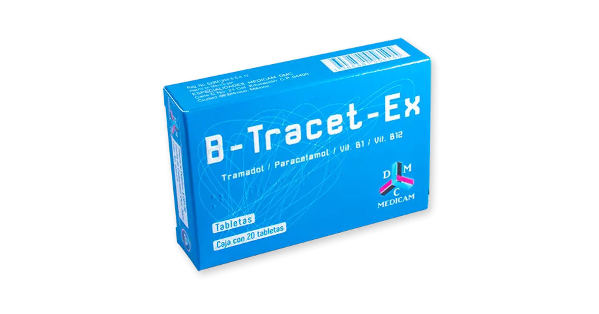 B-Tracet-Ex Tramadol, Paracetamol, Vitamina B1, Vitamina B12 (MEDICAM ...