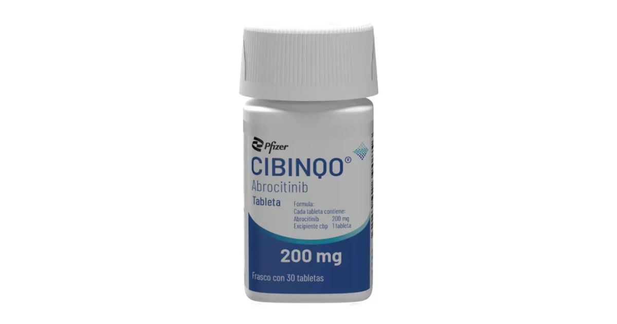 Cibinqo Abrocitinib (Pfizer) Tabletas 200 mg 30 tabletas (1 caja ...
