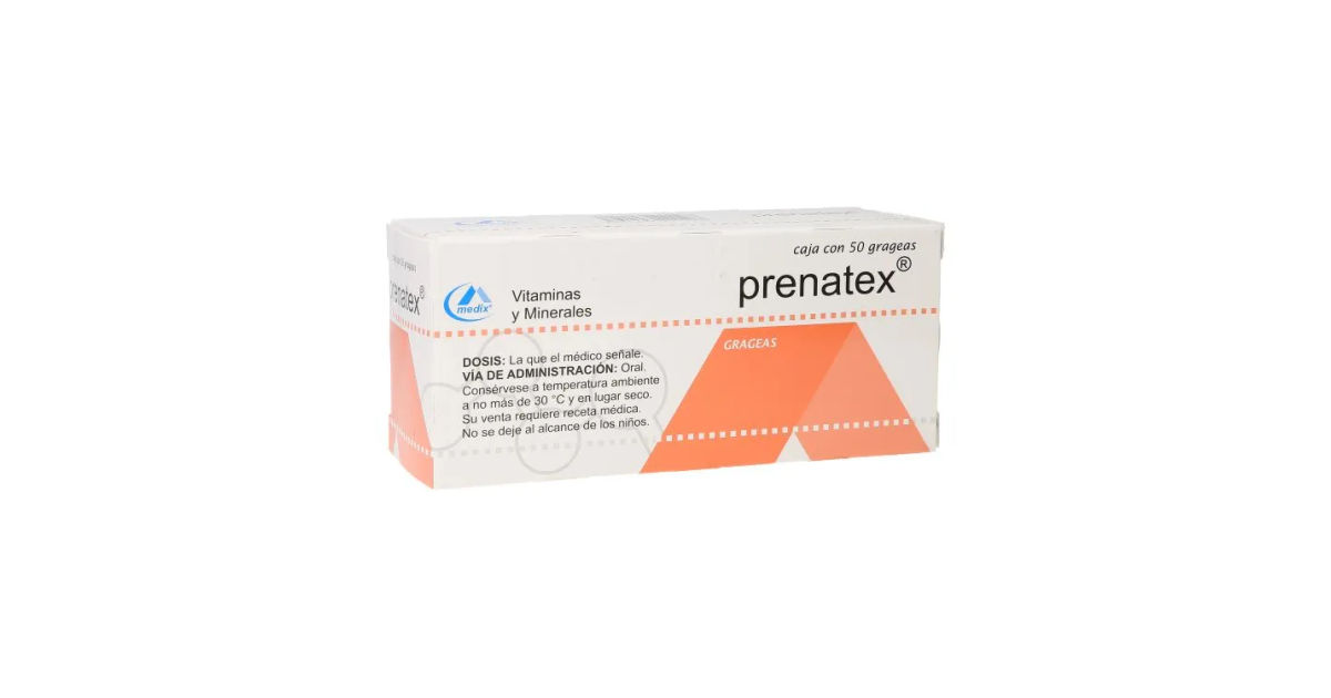 Prenatex Grageas 50u Medix | BuscaMed