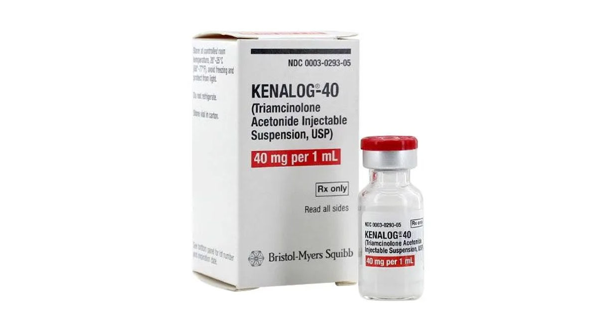 Kenalog-40 Triamcinolona Acetónido (Bristol-Myers Squibb) Suspensión ...
