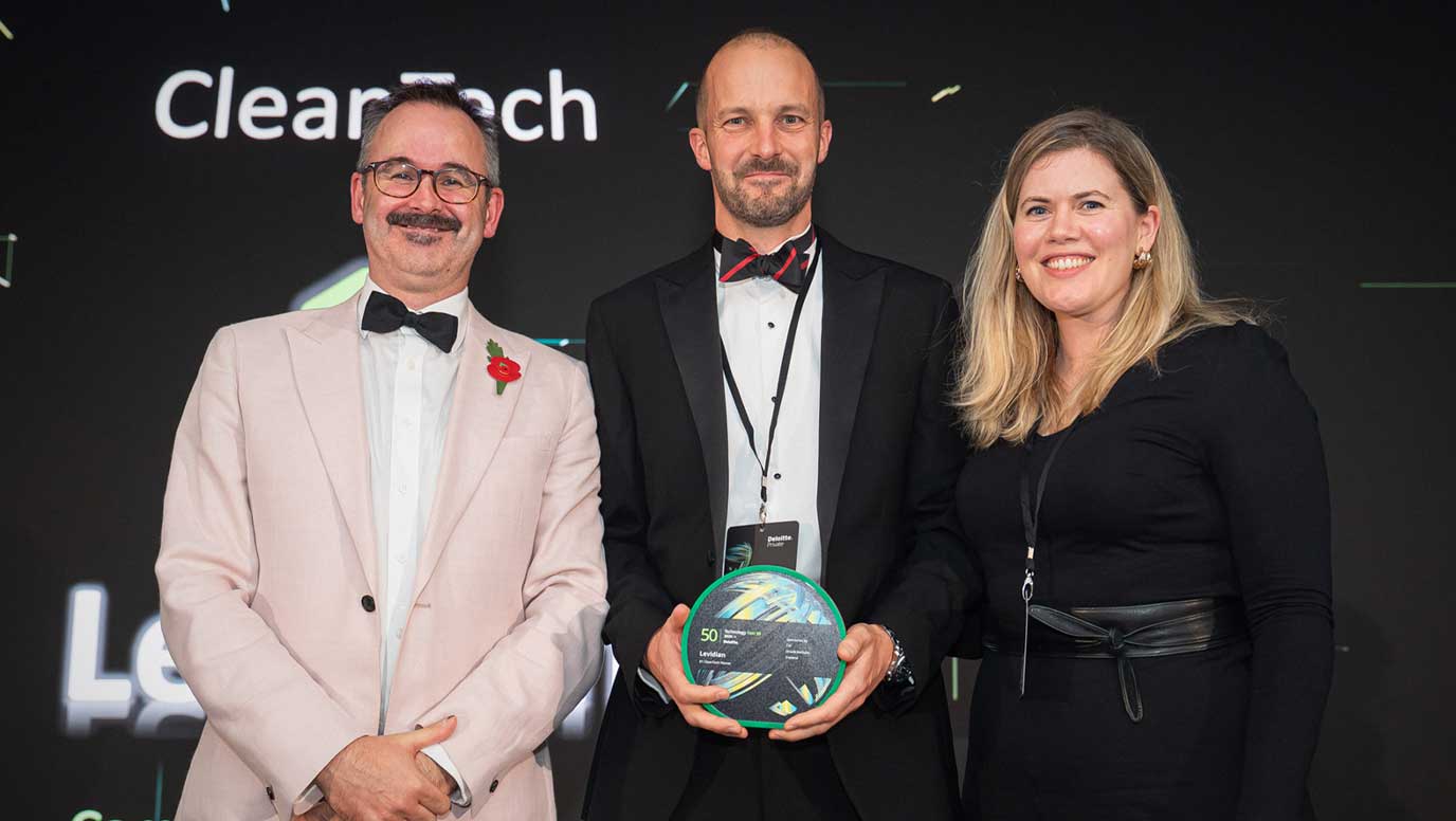 Cambridge CleanTech company Levidian at the double in Deloitte UK Fast 50