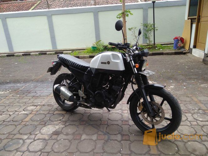 yamaha byson 2012 custom modif scrambler cafe racer japs bukan scorpio ...