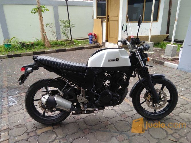 yamaha byson 2012 custom modif scrambler cafe racer japs bukan scorpio ...