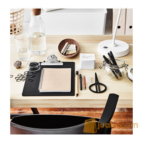 Ikea Valbekant ~ Papan Catatan/Note Hitam Dgn Klip| 33x25Cm |Clipboard ...