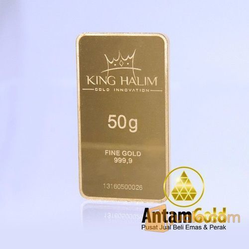 Emas King Halim 50 Gram Logam Mulia Include Sertifikat di Kota Jakarta ...
