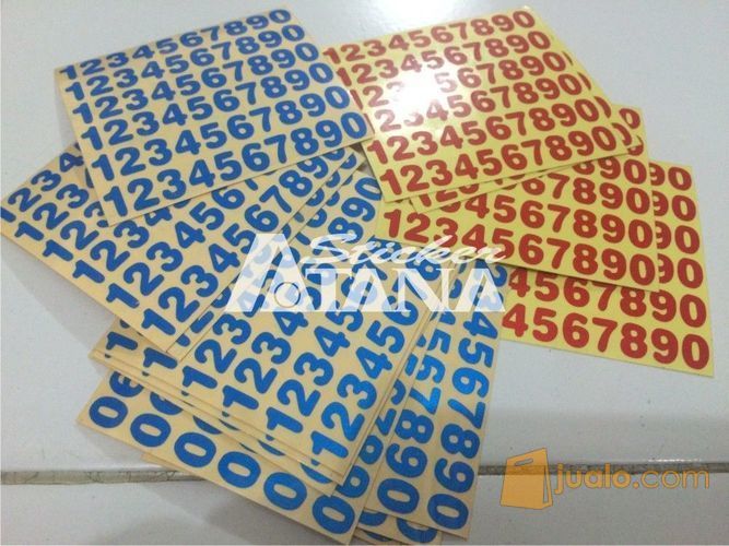 Sticker Cutting Scotlite Angka Untuk Menulis Sesuai Kreasi di Kota ...