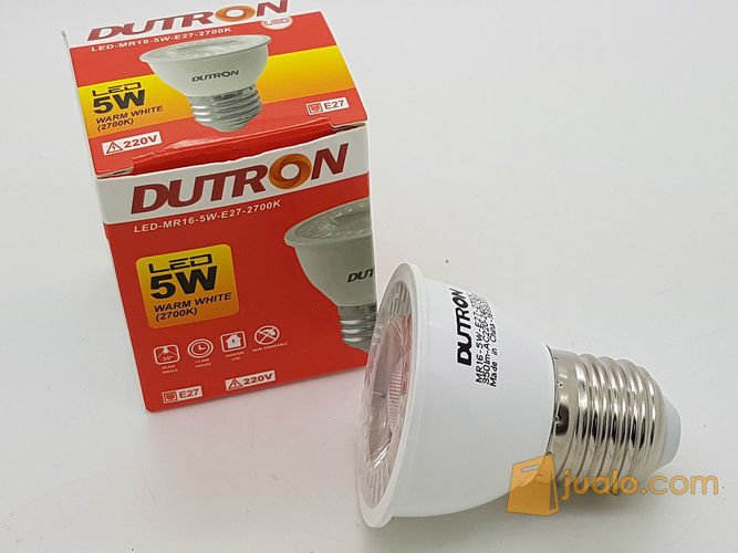 5 watt E27 DUTRON spotlight / halogen / lampu sorot ( Warm white ) di ...