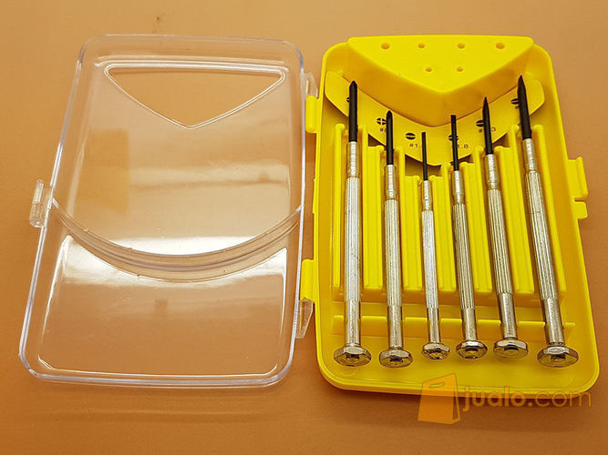 6 pc Obeng set HP besi Merk JUSTECH di Kota Jakarta Barat, DKI Jakarta ...