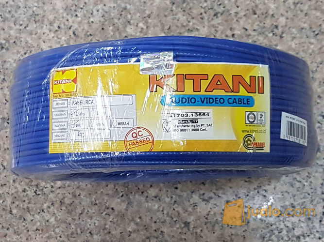 kabel RCA DVD 2-2 AUDIO, MERK KITANI harga per meter di Kota Jakarta ...