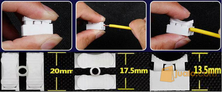 2 pin push quick cable connector terminal Wiring Terminal 10A 250V di ...