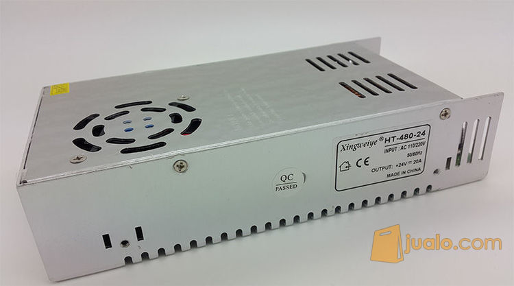 Power Supply SILVER 24v 20A (Adaptor) Switching 24V (24 Volt) 20 A di ...