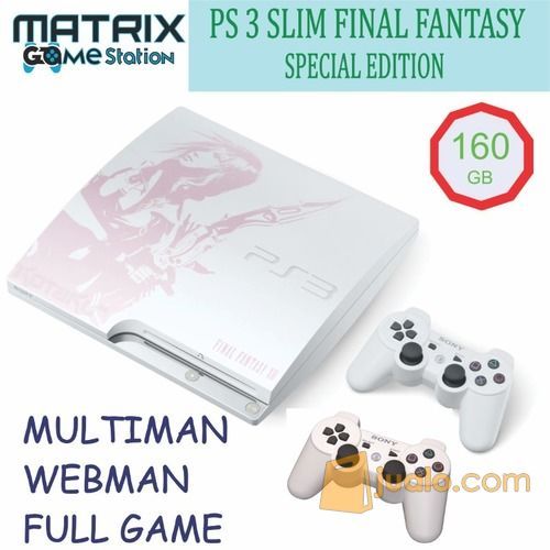 Sony Playstation 3 Final Fantasy SLIM CFW 160 GB Original Limited ...