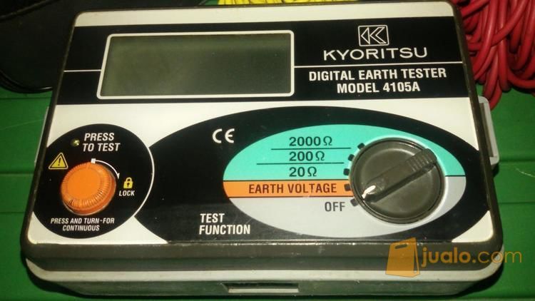 KYORITSU 4105A - Digital Earth Tester / Pentanahan / Megger Grounding ...