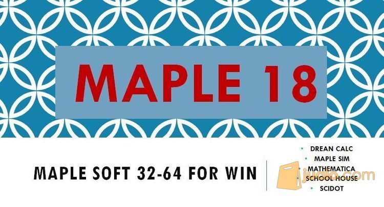MAPLE 18 SOFTWARE FOR MATHEMATICS di Kota Tangerang Selatan, Banten ...