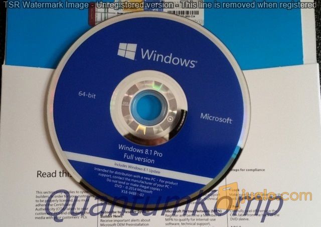 Microsoft Windows 8.1 Professional OEM Lisensi COA Original + DVD Box ...