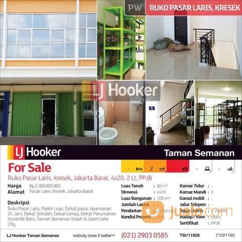 Ruko Pasar Laris, Kresek, Jakarta Barat, 4x20, 2 Lt, PPJB di Kota ...