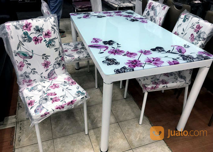 Meja + Kursi Makan Importa K12 Blue Flower di Kab. Sidoarjo, Jawa Timur ...