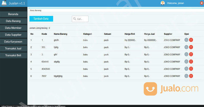 Aplikasi Inventori Barang Berbasis Web Php (Source Code Original) di Kota Surabaya, Jawa Timur ...