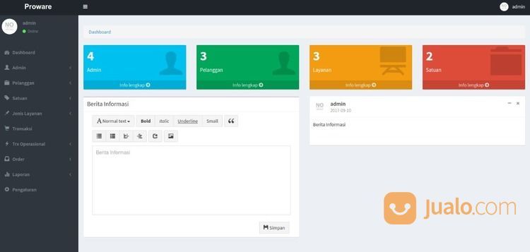 Software Aplikasi Laundry V2.1 Berbasis Web Php di Kota Surabaya, Jawa ...