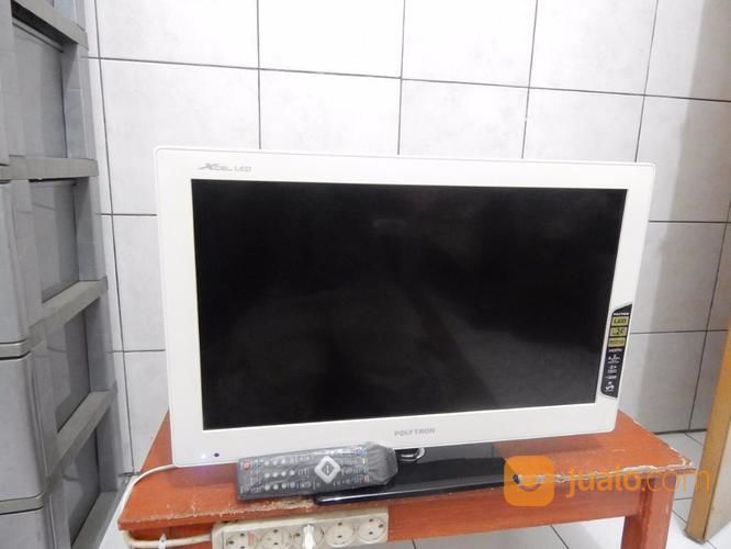 Led Tv 24 Inc POLYTRON X CeL Putih Kinclong Full Hd,Usb Movie,Hdmi ...