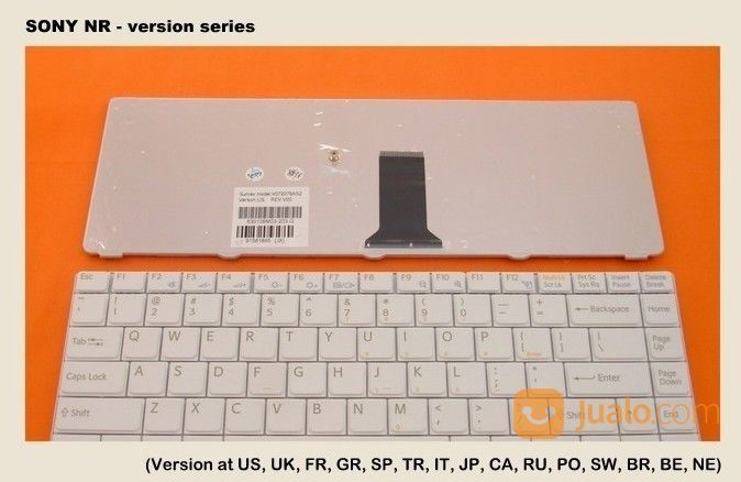 Keyboard SONY NR NS Series (WHITE) di Kota Surabaya, Jawa Timur | Jualo.com