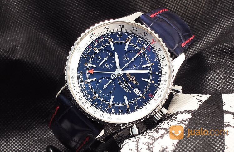 Breitling - Navitimer World GMT Blue Dial Chronograph 46m di Kota ...