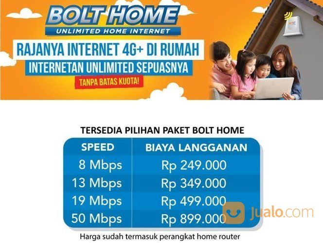 Bolt Home Wifi Internet Unlimited Router Modem di Kota Tangerang ...