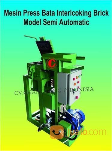 Mesin Press Interlocking Brick Semi Automatis di Kota Bekasi, Jawa ...