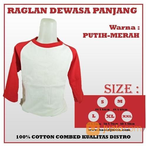 Kaos Raglan Polos Panjang Anak di Kota Tangerang, Banten | Jualo.com