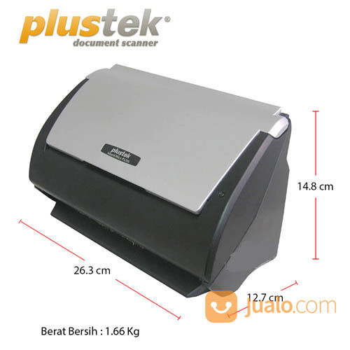 Scanner Dokumen Plustek SmartOffice PS286 Plus - 25Ppm- Folio - Duplex ...