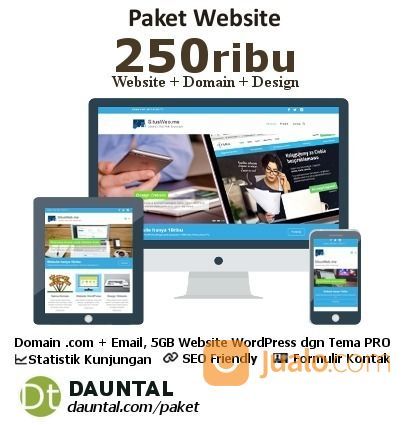 Paket Website Jadi di Kota Bekasi, Jawa Barat | Jualo.com